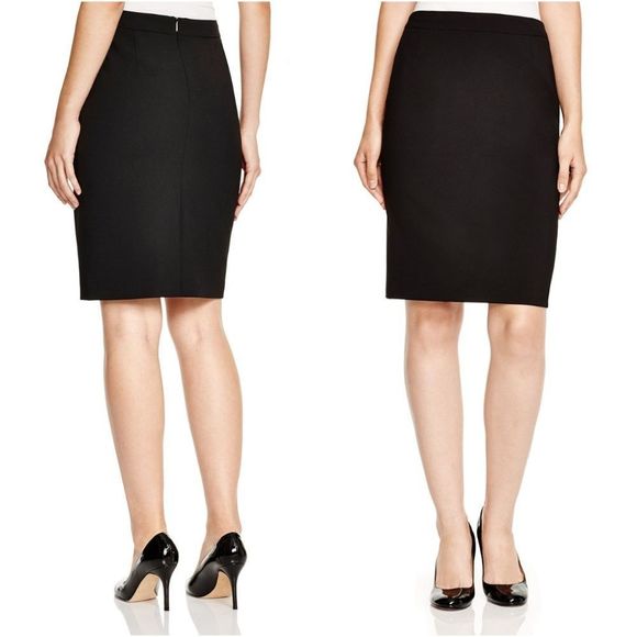 Hugo Boss | Skirts | Hugobossvilea Tropical Stretch Wool Pencil Skirt ...